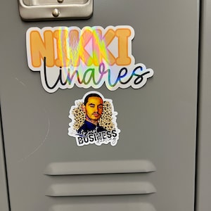 Personalized Name Sticker, Custom Name Sticker, Pastel Name Sticker ...