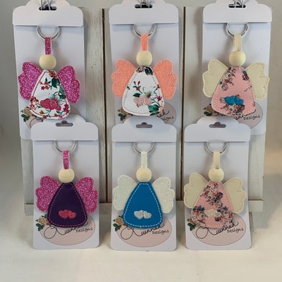 Keychain Display Card SVG, Key Fob Display Card, Keyring Card DXF, Bow ...