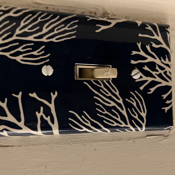 Tropical Plants Switch Cover, Tropic Switchplate, Summer Decor, Rocker ...