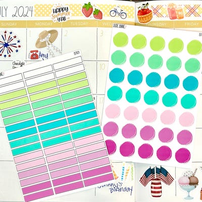 NEW Holiday Planner Stickers, Cute Holiday Icon, Calendar, U.S ...