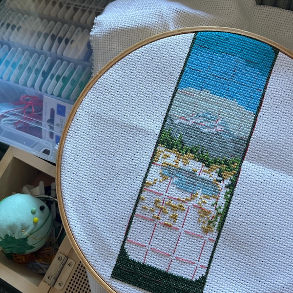 North Carolina State Flag Cross Stitch Pattern, America Flag, Mini ...