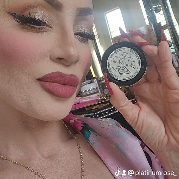 100% Natural Pearl Face Powder: Regency Victorian Makeup - Etsy