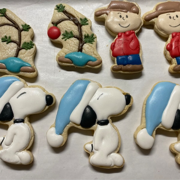 Charlie Brown - Tree - Snoopy - Christmas - Cookie Cutters - Fondant ...