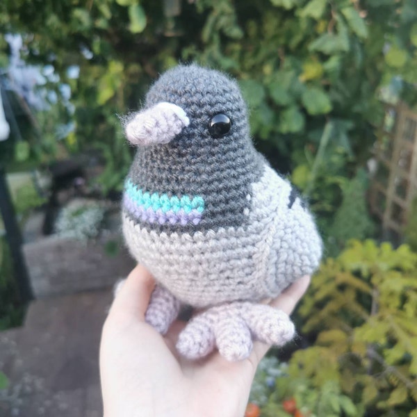 Pigeon Crochet Pattern, Pedro the Pigeon Amigurumi PDF Pattern by ...