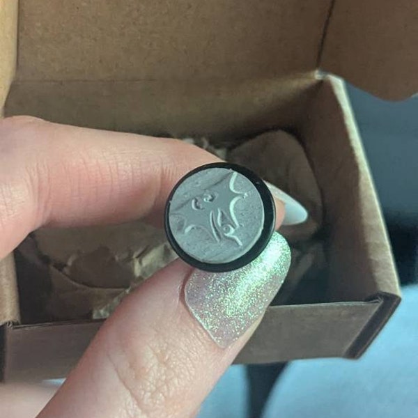 Small Stamp Hand Print - Mini Rubber Stamp for Personalized Touch and ...