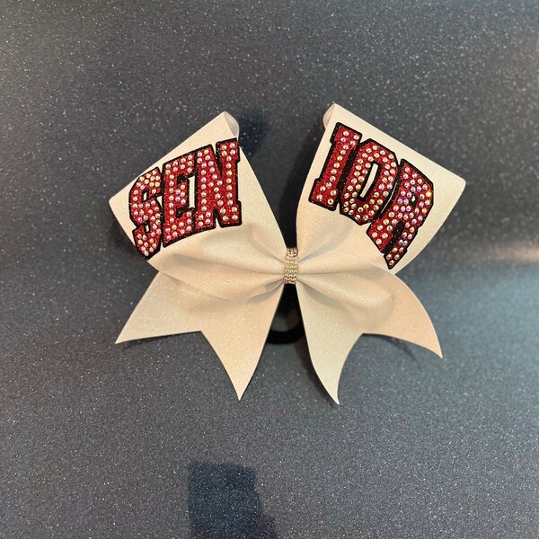 Cheer Bow Design awareness Tails SVG Rhinestone Template Also for Pom ...