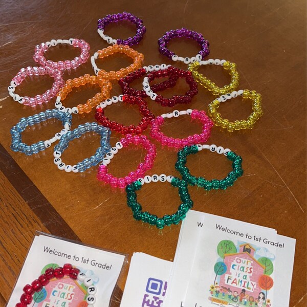 Grade Level Bracelets, School Bracelets, Teacher Bracelet, Student Gift ...