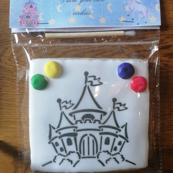 Paint Your Own Cookie Printable Bag Toppers Set of 3 - Etsy