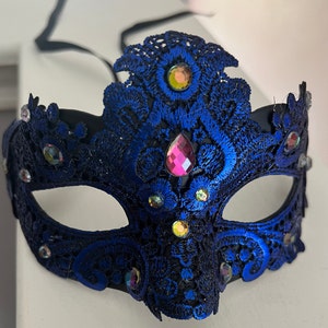 Gold Ombre Masquerade Mask Half Face Women Mask, Half Face Phantom Mask ...
