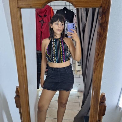 Halter Top Sewing Pattern, Y2K Inspired Halter Crop Top Sewing Pattern ...