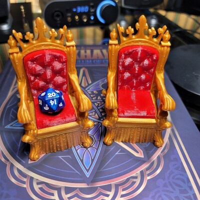 Dice Jail Time Out Chair Dunce Hat Crit Crown Lucky Throne Chair of ...