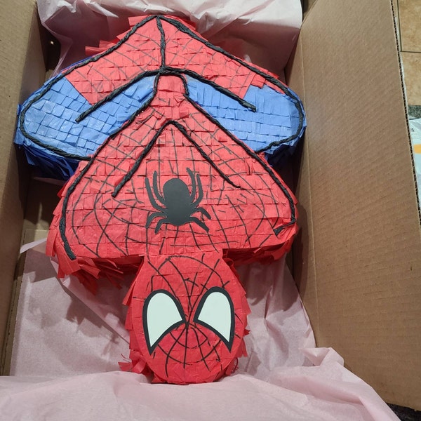 Spider Man Inspired Pinata - Etsy