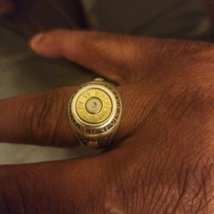 Colt 45 Signet Eagle Ring Bullet Ring Calibre Revolver Weapon Military ...