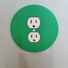 Round Circle Outlet Cover 3D Printed - Etsy