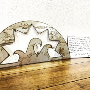 Metal Middle Finger Metal Cutout Sign Gag Gift Funny Saying Metal ...