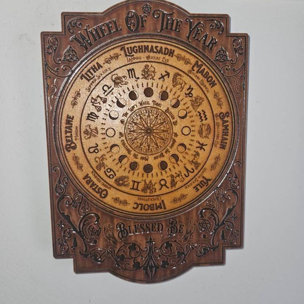 Being Pagan Wall Hanging Tree of Life and Pentacle Design Beautiful ...