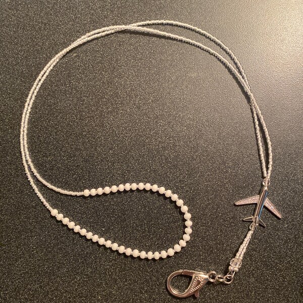 Airplane Zipper Pull (flight Attendant Jewelry, Blue Zipper Pull ...