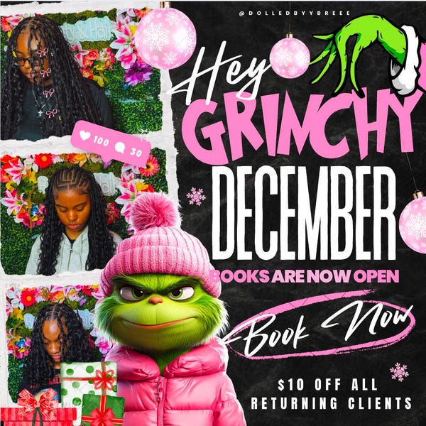 December Bookings, December Booking Flyer, Christmas Booking Flyer ...