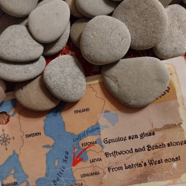 Stone Decor - Set of 20 Small Pebbles -size1.2-1.6"/3-4cm-small Flat ...