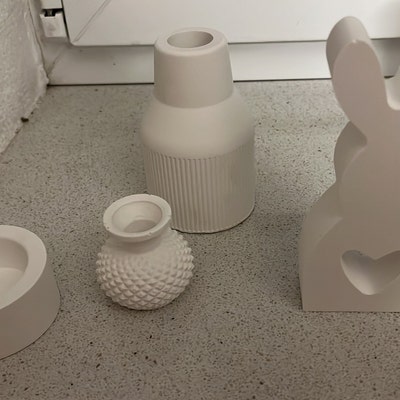 Mini Vase Silicone Mold, Concrete Molds for Casting Vases, Bottles Silicone Mold, Perfume ...