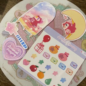 Animal Crossing Celeste Vinyl Cute Sticker Sheet New Horizons - Etsy