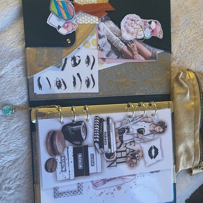 Blue A5 Planner Cover / A5 Planner Binder / Personalized Binder A5 ...