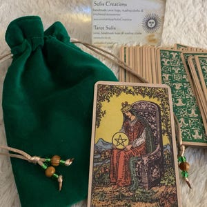 Large Tarot, Oracle, Rune Reading Cloth / Spread Cloth in Cotton Velvet ...