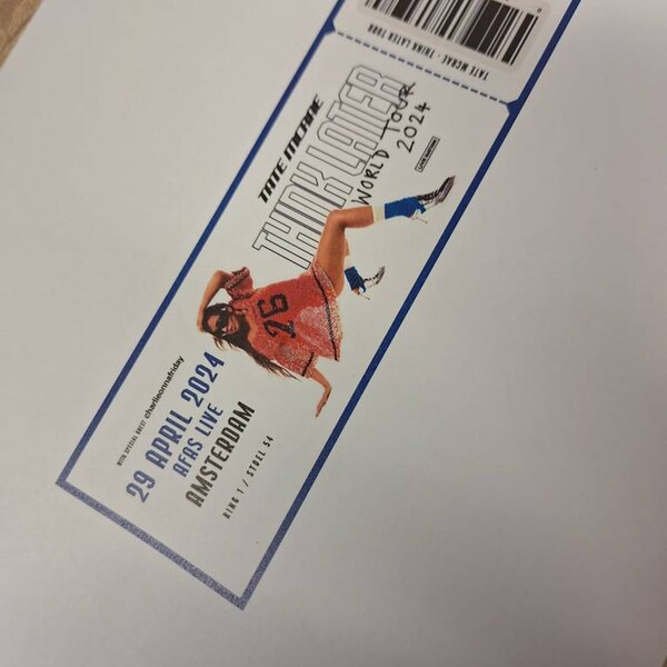 Printable Decorative Ticket Guts World Tour: SPILLED W/ Personalization ...