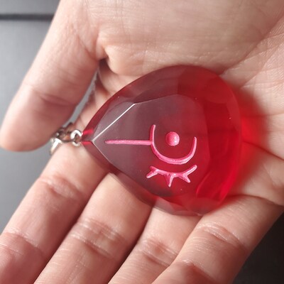 Red Mage FFXIV Hand Painted Soul Crystal/rdm Job Stone Final Fantasy ...