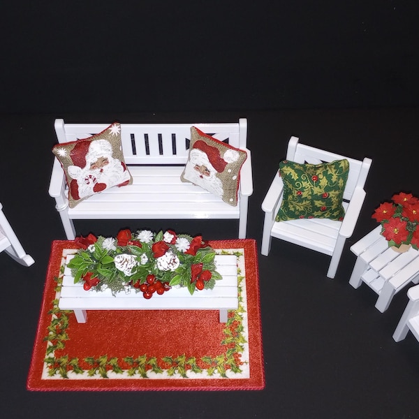 Miniature Draping Rose Window Box/polymer Roses/draping Greenery/6 ...