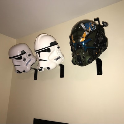 Fireman Fire Fighter Helmet Wall Mount Display Rack Holder - Etsy