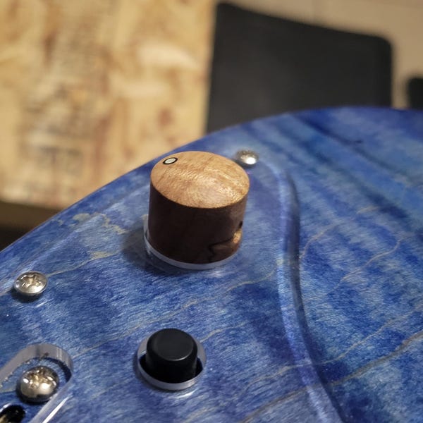 MOP Dolphin in Rosewood Guitar Knob - Etsy