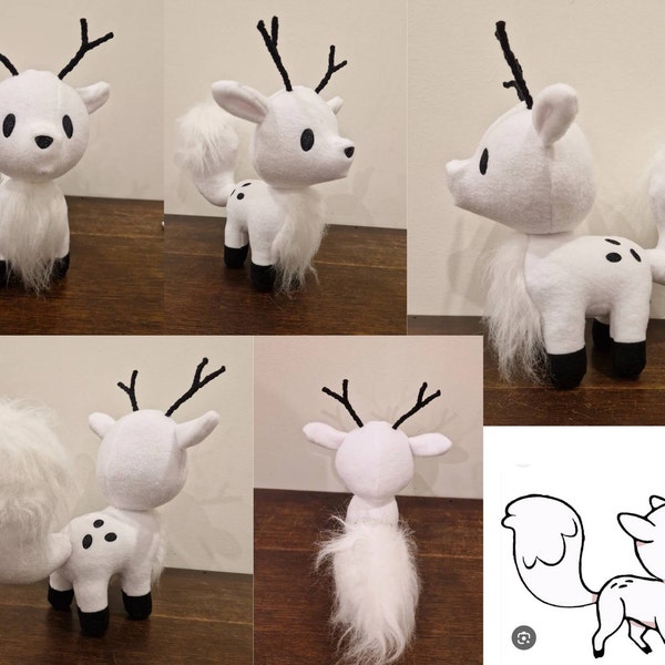 Fawn & Unicorn Chibi Plush Sewing Pattern .pdf Tutorial - Etsy