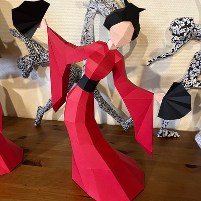 Phoenix, Papercraft, Pepakura, Lowpoly, Low Polygon, 3D Papercraft ...