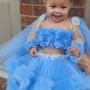 Red Toddler Prom Dress With Train, Puffy Girl Dress, Kids Prom Dress ...