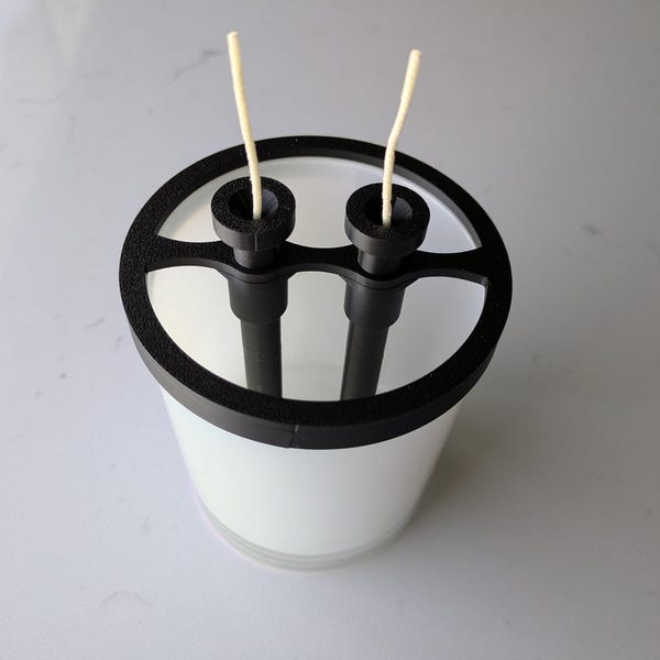 Custom-sized DUAL Wick Centering Tool and Wick Holder Combo Pack - the ...