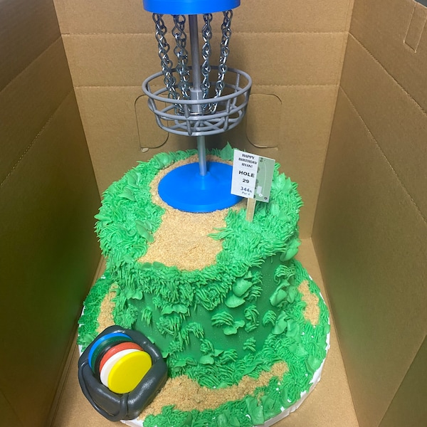 Mini Disc Golf Desk Game – Metal Chain & Metal Support Rod – 3D Printed ...