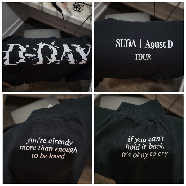 BTS Suga | Agust D- D-DAY World Tour | Customizeable Venue & Date |t ...