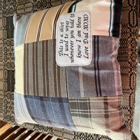 Memory Patch, X1 Memory Pillow Patch, Personalised Embroidered Memory Message Patch, Sew on ...