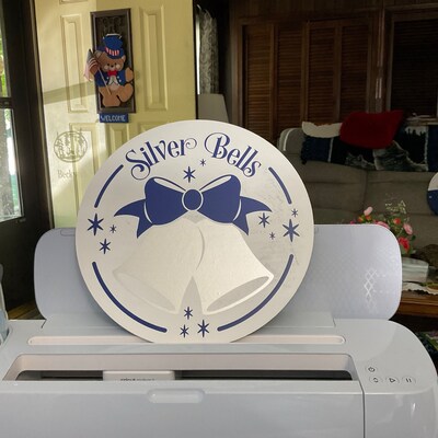 Silver Bells Svg, Christmas Svg Files, Christmas Sign Svg, Christmas ...