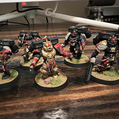 Build a Chaos Space Marine Custom Painted Space Marines Made - Etsy