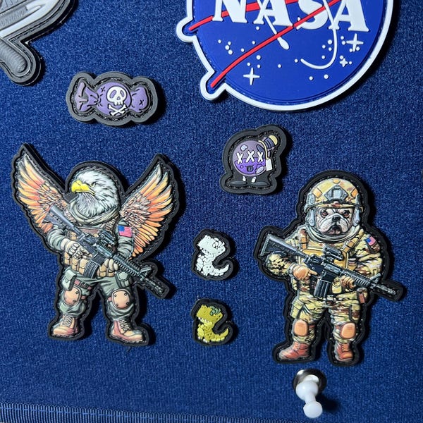 PATCHLAB SWAT Breacher Shepherd Dog Rubber PVC Morale Patch for Handler ...