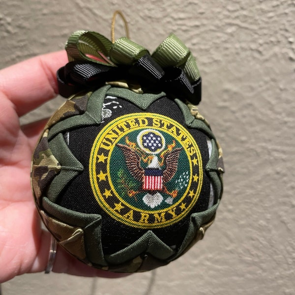 U.S. Army Ranger, Army Ranger Keepsake, Quilted Military Ornament - Etsy