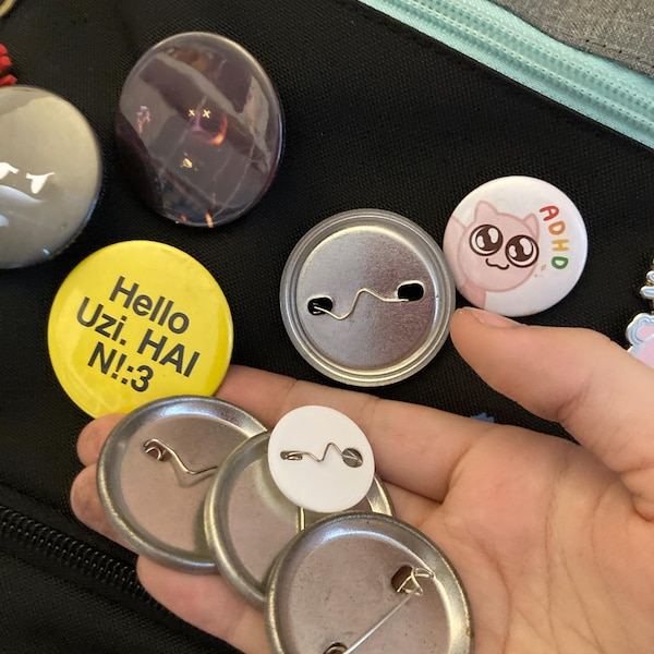 45mm Create Your Own Button Pin Badge, Custom Badge, Personalised Badge ...