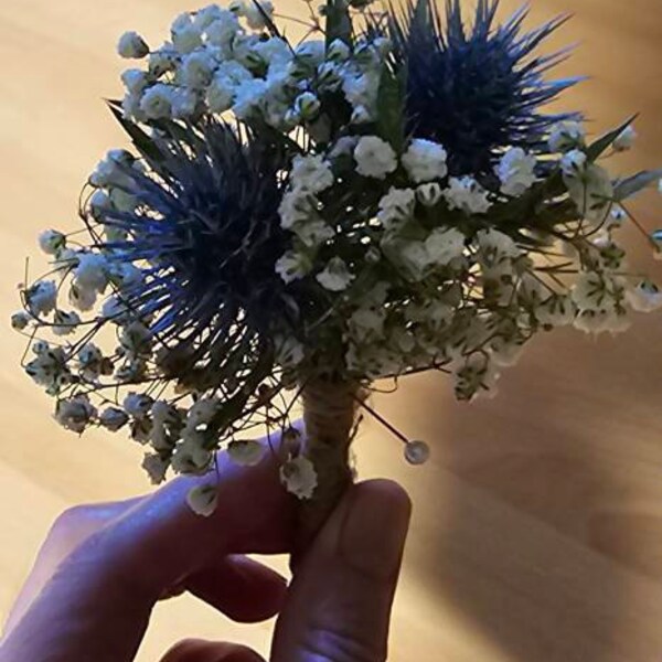 Rustic Scottish Wedding Buttonholes,natural, Bespoke Dried Flowers ...