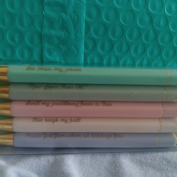 Hymn Pen Set | Christian Pen Set | Inspirational Pens | Prayer ...