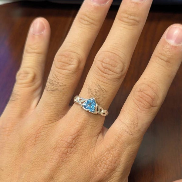 Enchanted Emerald Moon Ring, Whimsical Forest Branch Band, Mystical ...