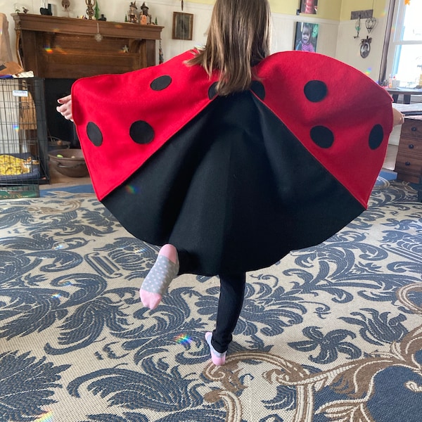 Ladybug Wings - Children's Pretend Play and Costume - Eco-felt - Easy ...