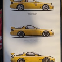 Initial D Keisuke's Red Sun to Project D Mazda RX7 FD3S Evolution - Etsy