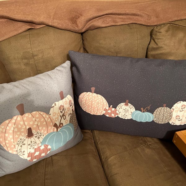 Mid-century Modern Faux Suede Pillow Retro Floral Pattern in Mustard Yellow Vintage Boho Decor ...